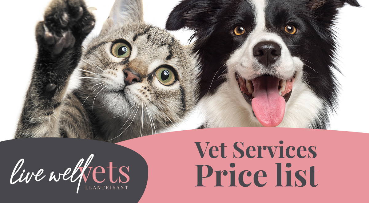 Vet Services Price list | Live Well Vets